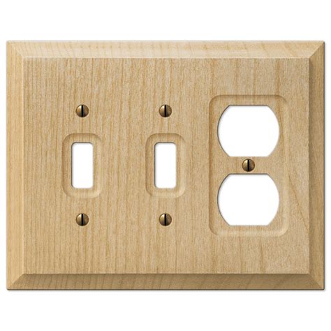 Baker Collection Double Toggle Single Duplex Combo Wallplate In
