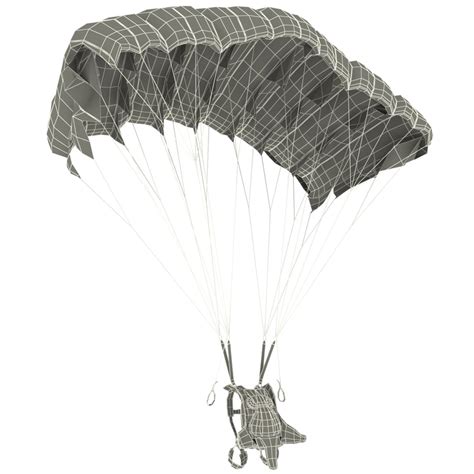 3d Parachute V2 Model