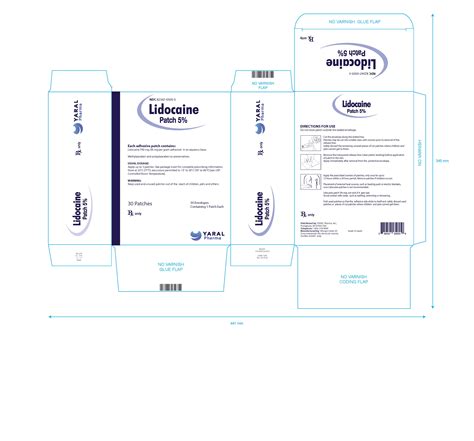 Dailymed Lidocaine 5 Patch