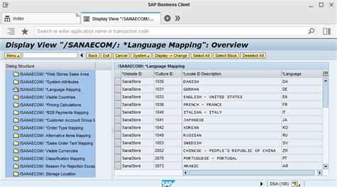 Language Mapping