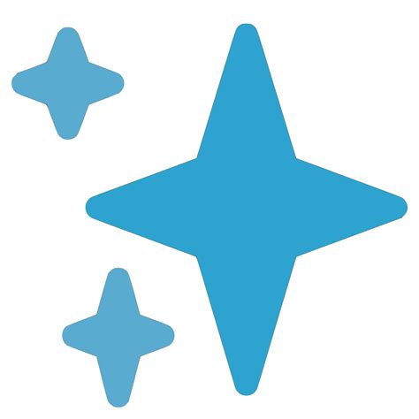 Blue Sparkles Discord Emoji