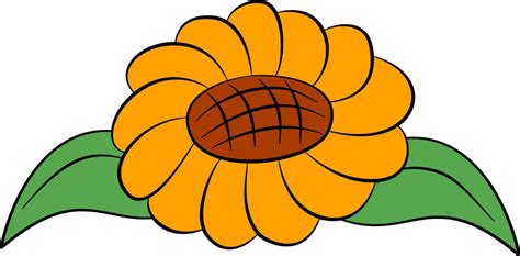 Sunflower Clip Art 72174369 Vector Art At Vecteezy