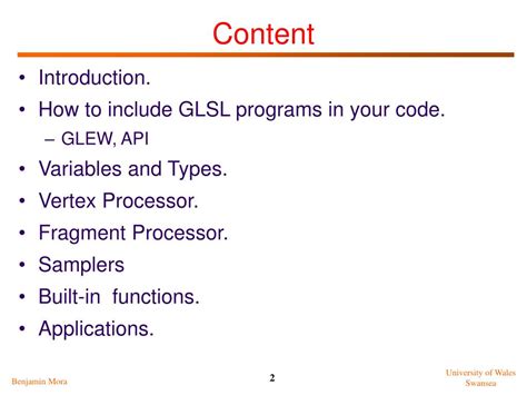 ppt computer graphics 3 lecture 5 opengl shading language glsl