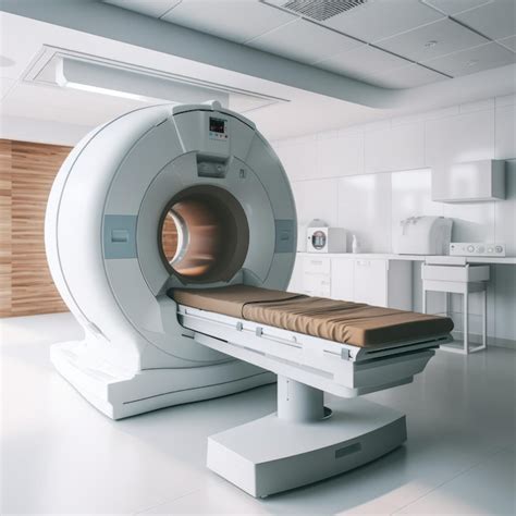 premium ai image ct computerized tomography scan device in hospital