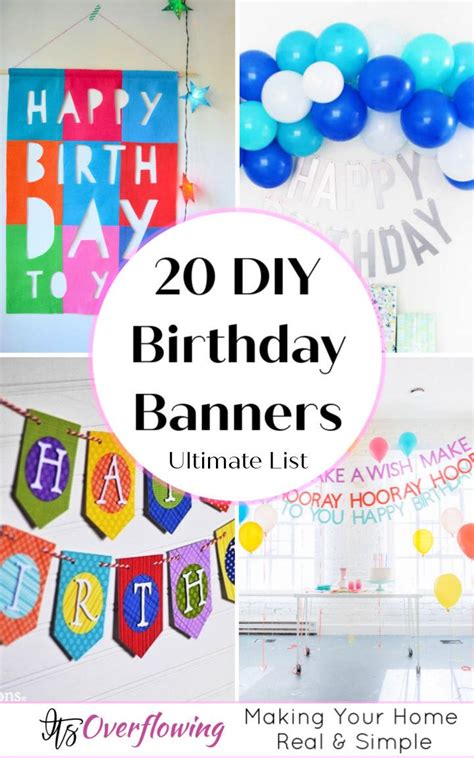 Printable Birthday Banner Template