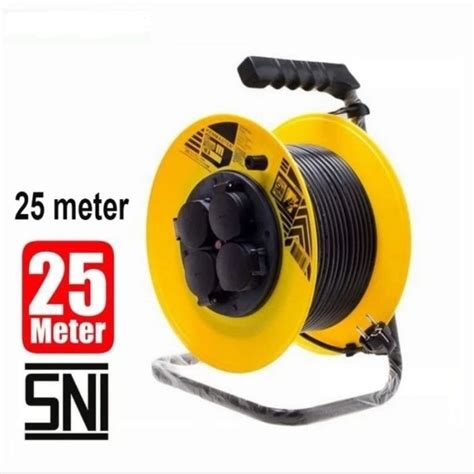 Jual Kenmaster Kabel Roll 25 Meter Kabel Extension Serba Guna Kenmaster