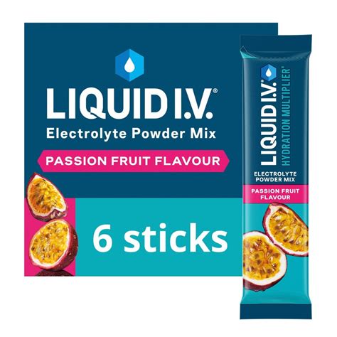 Liquid Iv Hydration Passion Fruit 6 Pack Morrisons Online Groceries