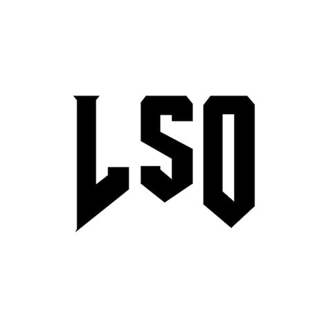 Lso Letter Logo Design For Technology Company Lso Logo Design Black And White Color Combination