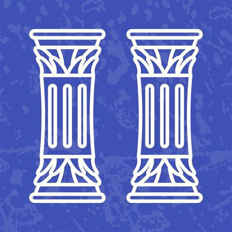 Icono De Vector De Columna 18736899 Vector En Vecteezy