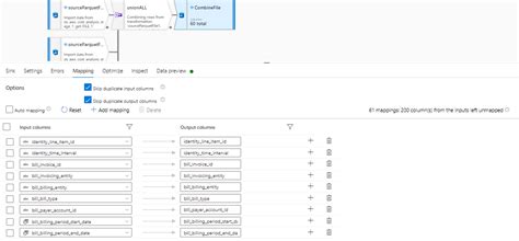 want to filter columns from multiple parquet files and then combine all