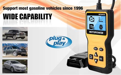 Motopower Mp69033 Obd2 Scanner Universal Car Engine Fault Code Reader