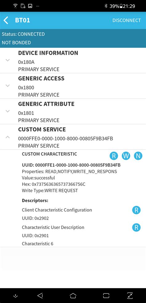 Bluetooth Cant Connect Ble Via Hc 06 Stack Overflow