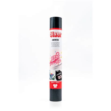 Siser Ecostretch Heat Transfer Vinyl Black