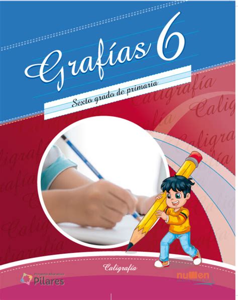 Caligrafía 6 Grado Primaria Tienda Pilares