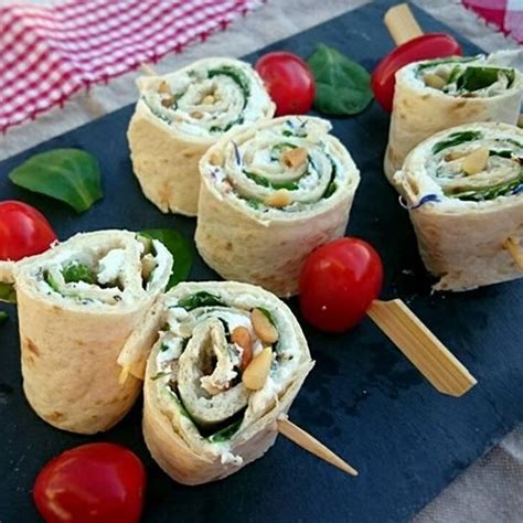 Wrap Au Chèvre Frais Et Miel Recette Wrap Chevre Wrap Végétarien