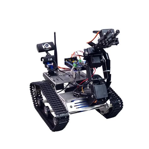 Aliexpress Com Buy DIY Wifi Rrobot Smart Car Robots Wifi Video Control Tank With Camera Gimbal