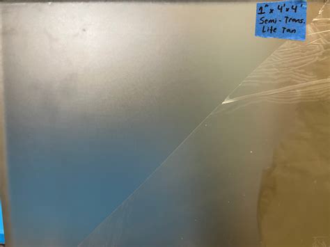 1 Acrylic Plexiglass Misc Materials