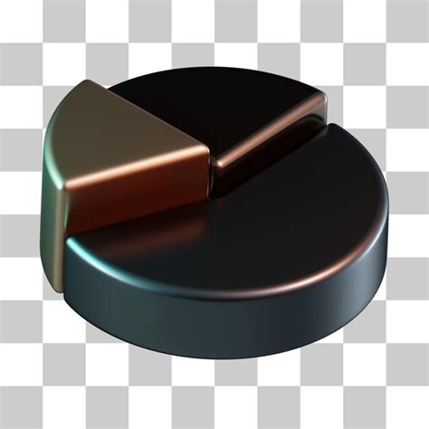 Circle Chart 3d Icon Premium Psd