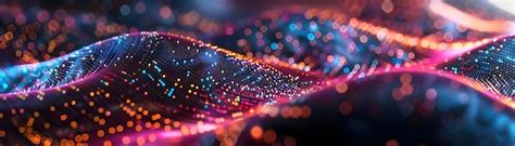 Abstract 3D Background with Colorful Lights and Bokeh | Premium AI-generated image