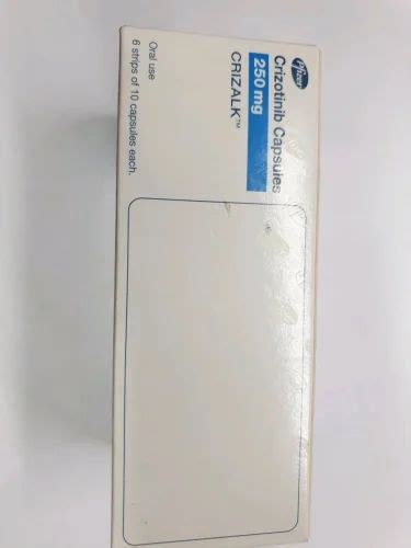 Crizalk 250 Mg Crizotinib Capsule At Rs 85500box Crizocent In