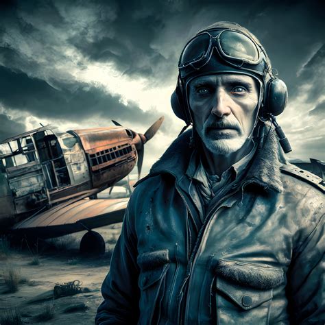 Download Ai Generated Aviator Portrait Royalty Free Stock