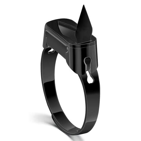 Metal Self Defense Ring Knife Blade Addict