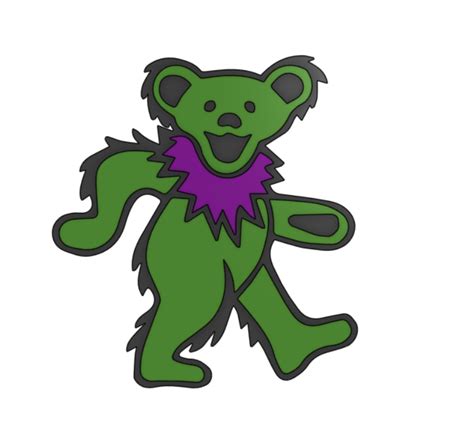Grateful Dead Dancing Bear Magnet 2 Of 5 By Shopteacher Download