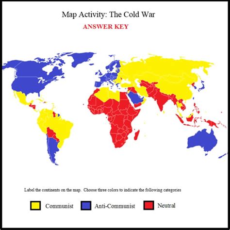Cold War Map Activity By Smart Apple Tpt