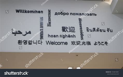 Welcome In Multiple Languages Over 32 Royalty Free Licensable Stock