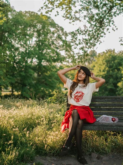 Simran Choudhary Serves Paris Vibes In Red Skirt