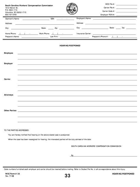 South Carolina Workers Compensation Mileage Reimbursement Form At Pam Calhoun Blog