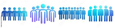 Population Clipart Collection Symbol Logos Icons Isolated On