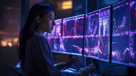 Premium Ai Image A Tech Expert In A Lab Analyzing Data Patterns Using