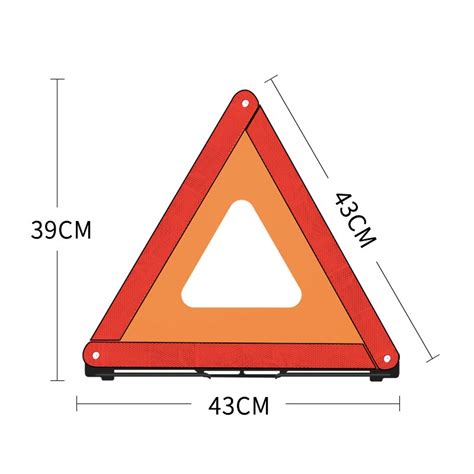 Emergency Warning Triangles Roadside Safety Trian Vicedeal