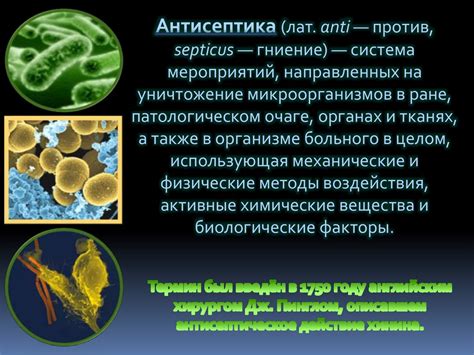 Антисептика. История развития - презентация онлайн