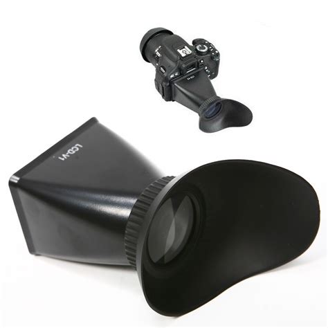 LCD Viewfinder X Magnifier Extender Magnetic Hood For Canon Hashmi Photos