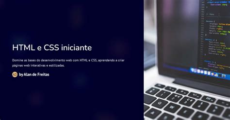 html e css iniciante