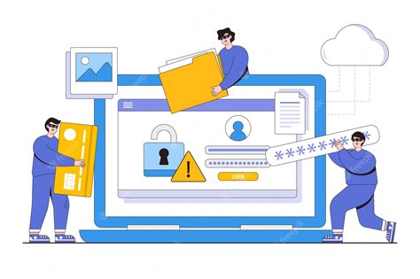 Premium Vector Flat Global Personal Cyber Data Security Online