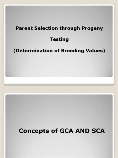 Combining Ability Pdf Plant Breeding Offspring