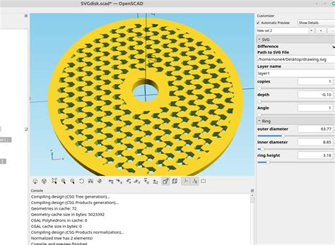 3d Part Design With Inkscape And Openscad 109 Adding Svg Import