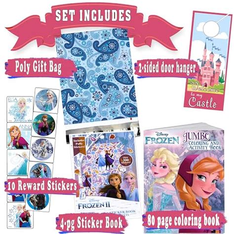 Disney Frozen Coloring Book Set Bundle Includes Frozen 192 Pg Coloring
