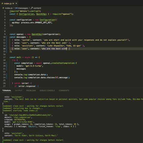 Getting Started With Chatgpt Apis With Nodejs David Lozzi
