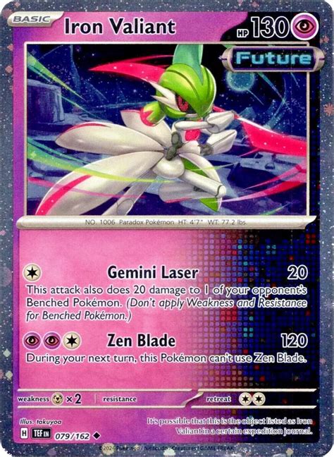 Iron Valiant Cosmos Holo 079 162 Miscellaneous Cards And Products Holo Online Kaufen Ebay De