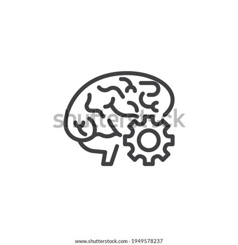 Brainstorming Line Icon Creative Thinking Linear Stock Vector Royalty Free 1949578237
