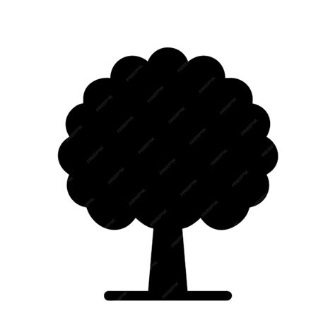Tree Pictogram Premium Ai Generated Vector