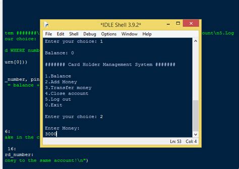 Card Holder Management System In Python Free Source Code Sourcecodester