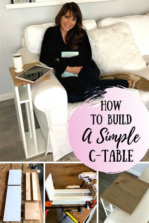 How To Build A Simple C Table Living Room Transformation C Table Table