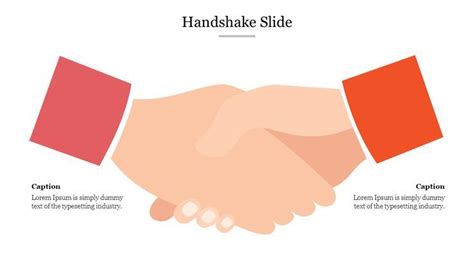Innovative Handshake Slide Powerpoint Presentation Template