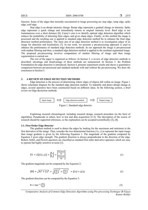 Comparative Analysis Of Common Edge Detection Algorithms Using Pre