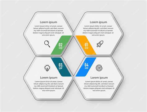 Premium Vector Infographic Design Elegant Professional Template With 4 Step Premium Vector